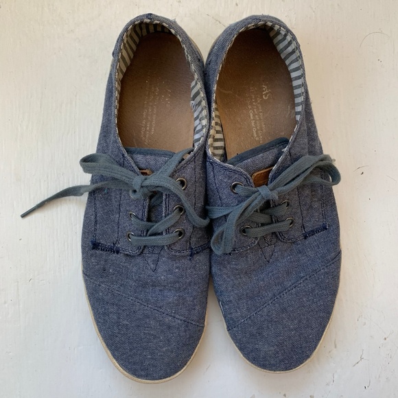 Toms | Shoes | Toms Lace Up Sneakers | Poshmark